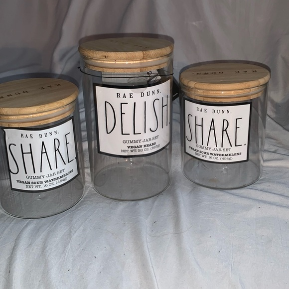 Rae Dunn | Kitchen | New Rae Dunn Glass Jar Set | Poshmark